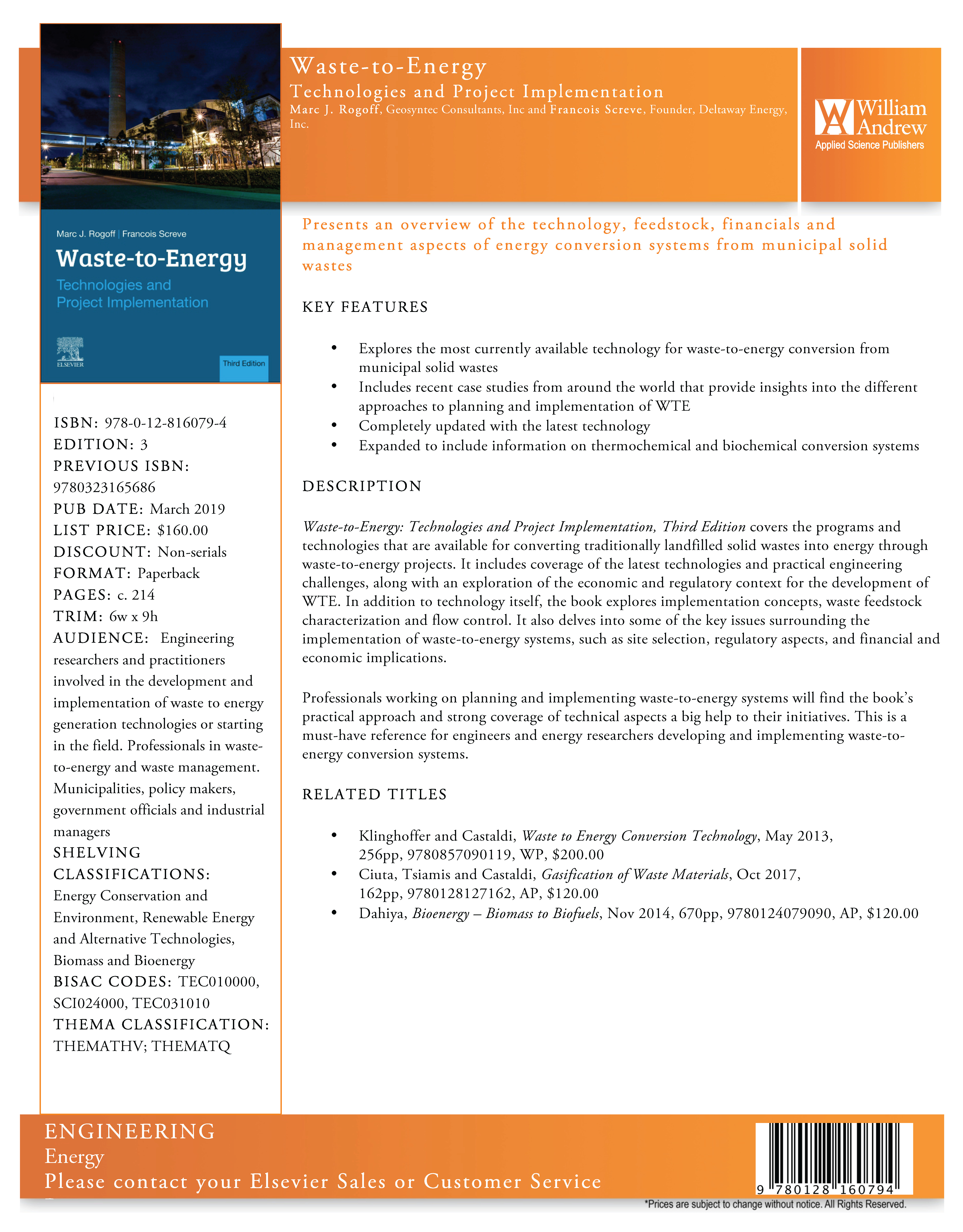 Waste-to-Energy: Technologies and Project Implementation - Deltaway